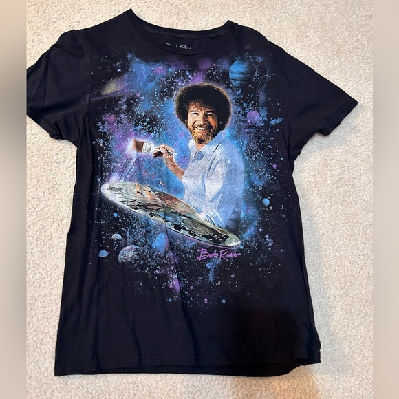 Bob Ross | Shirts | Bob Ross Galaxy Tee Shirt | Poshmark